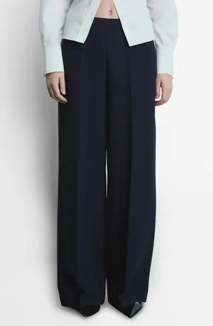 Mango Textured Pants For Women
