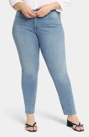 NYDJ Le Silhouette Sheri Slim Jeans - Angel