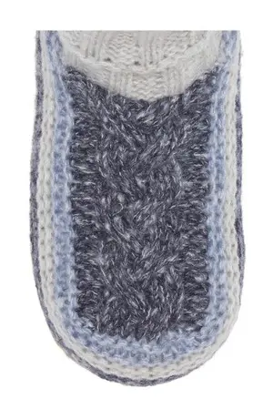 MUK LUKS Slipper Socks - Slate