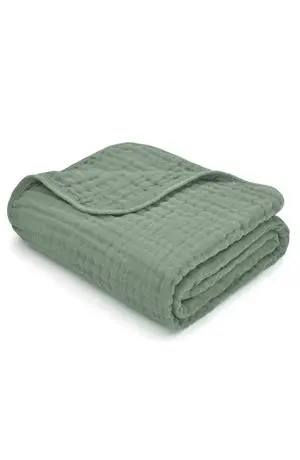 COMFY CUBS Baby Muslin Blanket - Fern