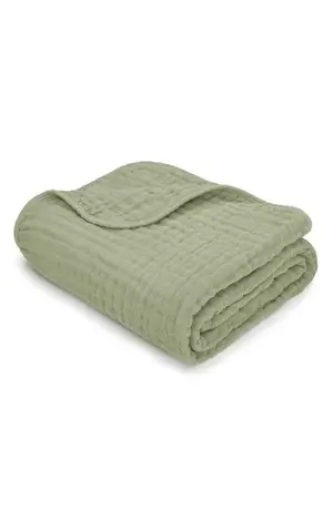 COMFY CUBS Baby Muslin Blanket - Sage