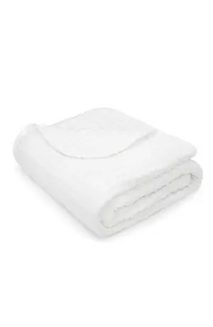 COMFY CUBS Baby Muslin Blanket - White
