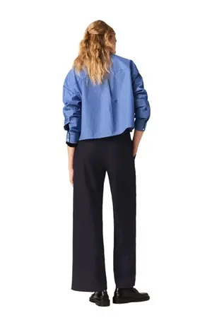 Maje Wide-leg Suit Trousers - Black