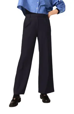 Maje Wide-leg Suit Trousers - Black
