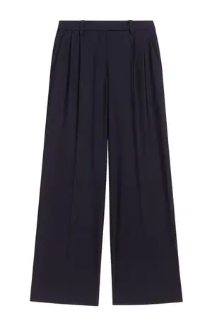 Maje Wide-leg Suit Trousers - Black