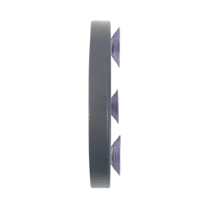 ZADRO Compact Mirror With 10x Magnification & Suction Cup - Gray