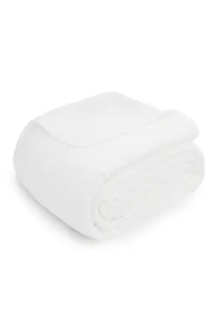 COMFY CUBS Adult Muslin Blanket - White