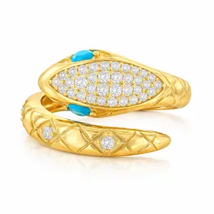 DONATELLO GIAN Name' Snake Ring - Gold