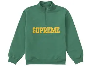 Supreme Collegiate Half Zip Pullover - Light Pine