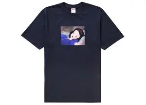 Supreme Snow White Tee Shirt - Navy Blue