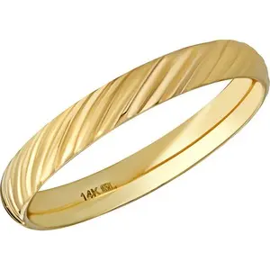 Bony Levy 14k Gold Stackable Band Ring - 14k Yellow Gold