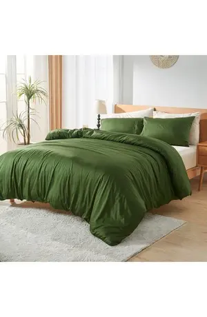 SIJO Luxesoft Organic Cotton Sateen Duvet Cover - Forest