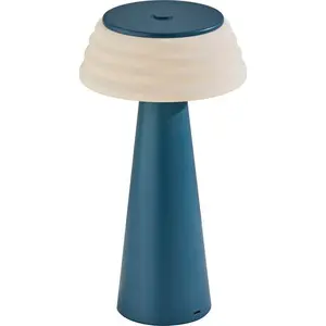 ADESSO Jacky Cordless Led Table Lamp - Dusty Blue