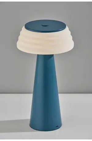 ADESSO Jacky Cordless Led Table Lamp - Dusty Blue
