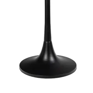JONATHAN Y Nysha Bohemian Round Aluminum Tulip Pedestal End Table