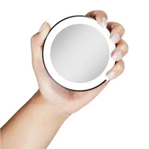 ZADRO Lighted Compact Mirror With 15x Magnification & Suction Cup