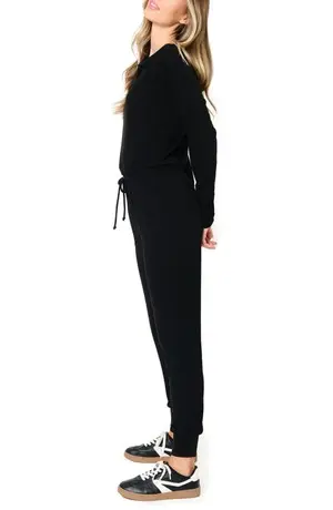 GIBSONLOOK Luxe Off The Shoulder Long Sleeve Knit Jumpsuit