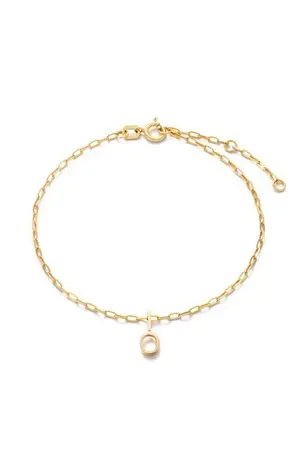 ANA LUISA Charm Letter Bracelet - O