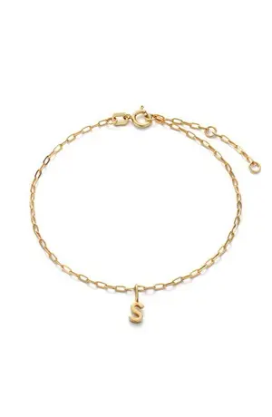 ANA LUISA Charm Letter Bracelet - S