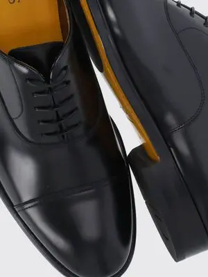 DOUCAL'S Leather Cap Toe Oxford Shoes