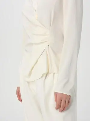 TWINSET Drape Front Shirt