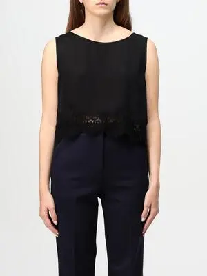 Pinko Cropped Collared Cardigan