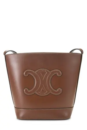 Celine Cuir Triomphe Bucket Bag