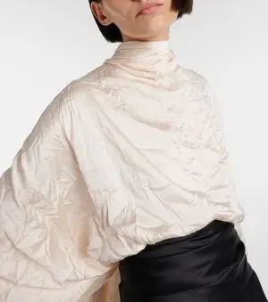 Khaite Bex Satin Top