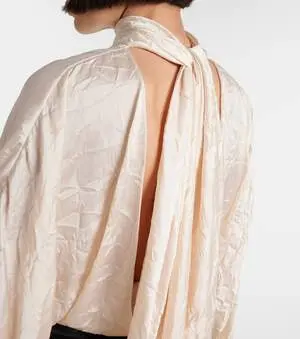 Khaite Bex Satin Top