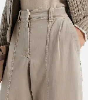 Brunello Cucinelli Mid-rise Wide-leg Jeans