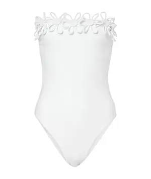 KARLA COLLETTO Hana Bandeau One-piece Swimsuit - White