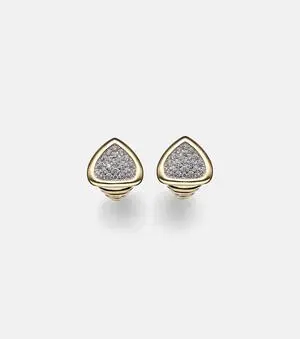 Marina B Trisola 18kt Yellow And Diamond Earrings - Gold