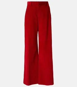 Women's Red Corduroy Pants