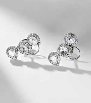 KAMYEN Kanika 18kt White Gold Earrings With Diamonds