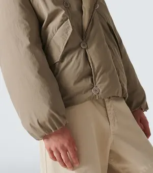 LEMAIRE Cotton-blend Down Jacket - Green