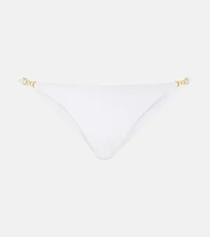 Melissa Odabash Monza Low-rise Bikini Bottom - White