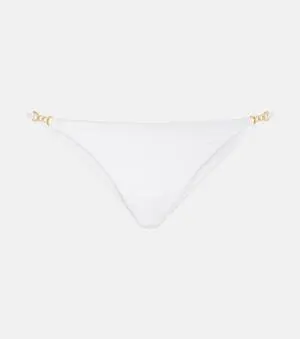 Melissa Odabash Monza Low-rise Bikini Bottom - White