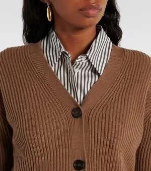 Max Mara Estri Wool And Cashmere Cardigan