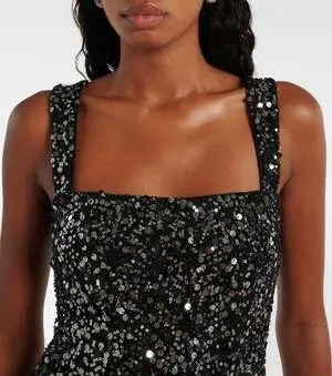 Simkhai Benson Sequined Mini Dress