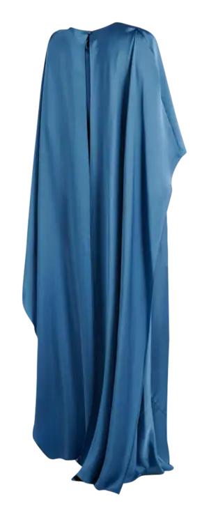 Simkhai Izel Caped Gown - Blue