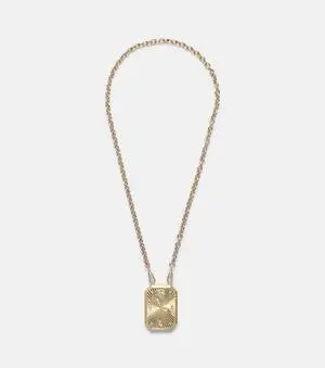 MARIE LICHTENBERG 18kt Yellow Diamond Pendant Necklace - Gold