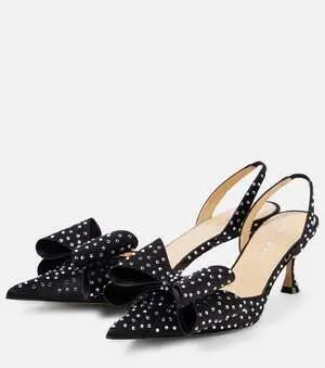 Mach & Mach Le Cadeau 65 Embellished Slingback Pumps