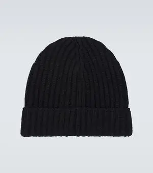 GOD'S TRUE CASHMERE Molly Hogan Ribbed-knit Beanie - Black