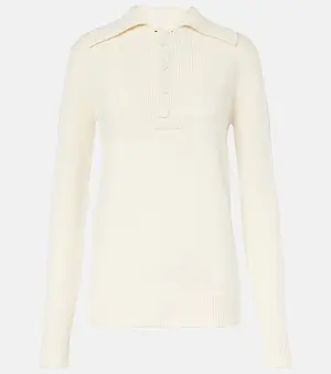 Plan C Wool And Cashmere Polo Sweater