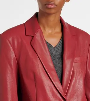 Brunello Cucinelli Leather Blazer