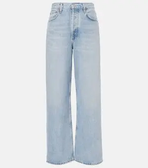 AGOLDE Low Slung Baggy Mid-rise Jeans - Blue