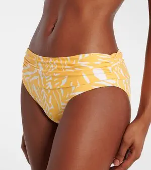Melissa Odabash Bel Air High-rise Bikini Bottom - Yellow