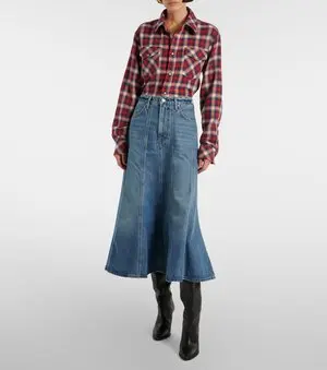 Citizens Of Humanity Gaucho Denim Maxi Skirt