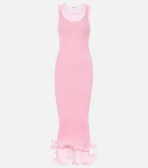 Simkhai Daniella Ruffled Midi Dress