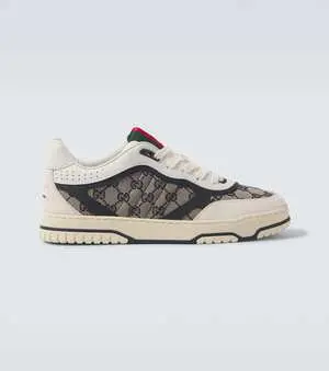 Gucci Re-web Leather Sneakers